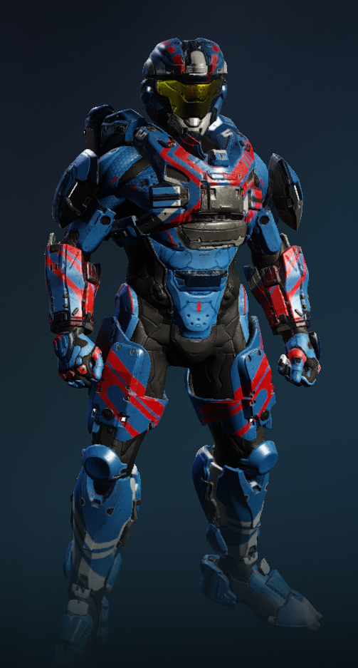The Air Assault armour has a lopsided piece on the chest. : halo