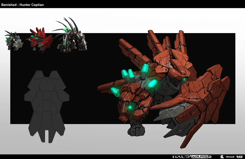 File:HW2 Hunter captain concept.png - Halopedia, the Halo wiki
