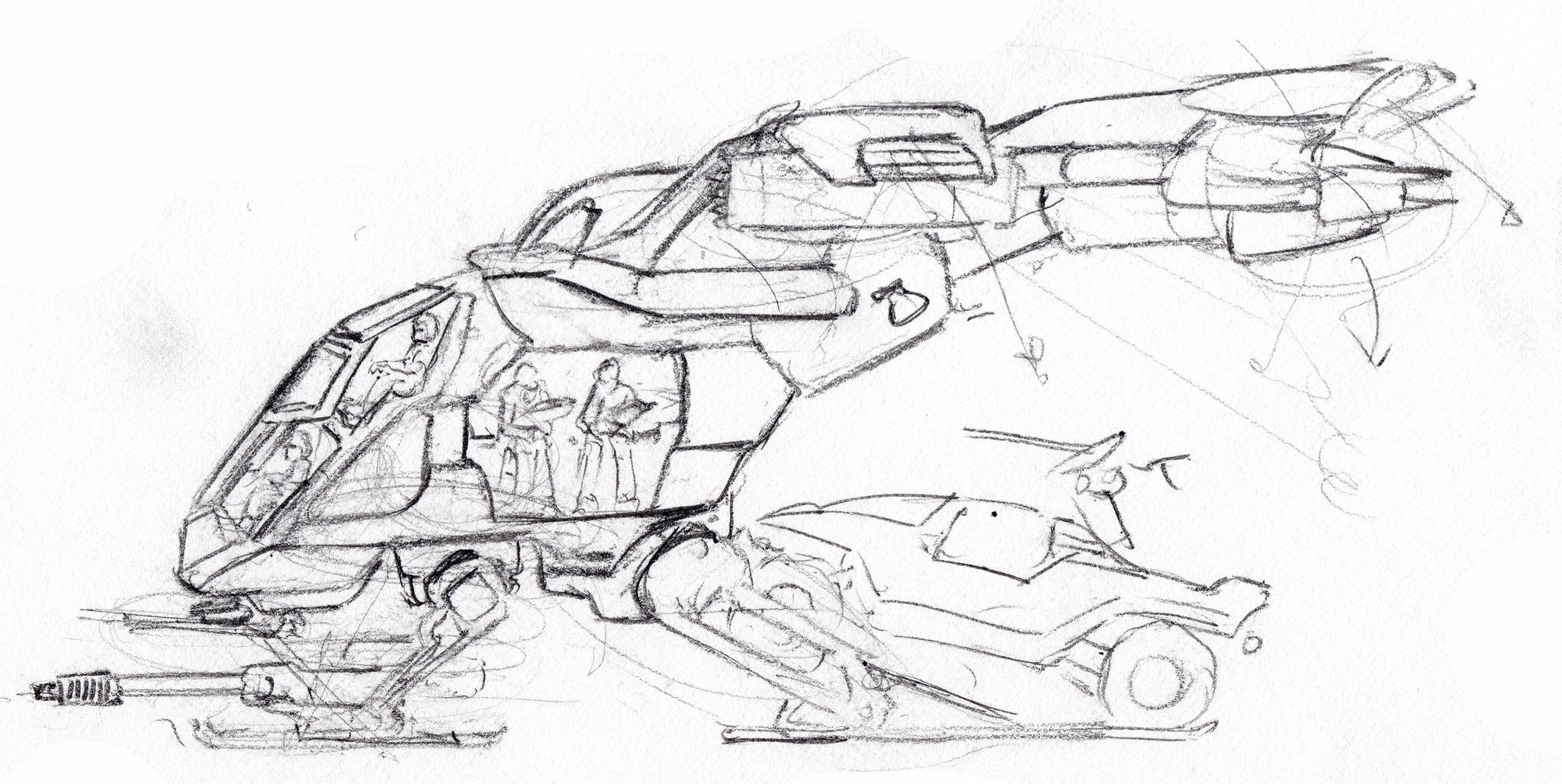 File:Early Falcon Concept.jpg - Halopedia, the Halo wiki