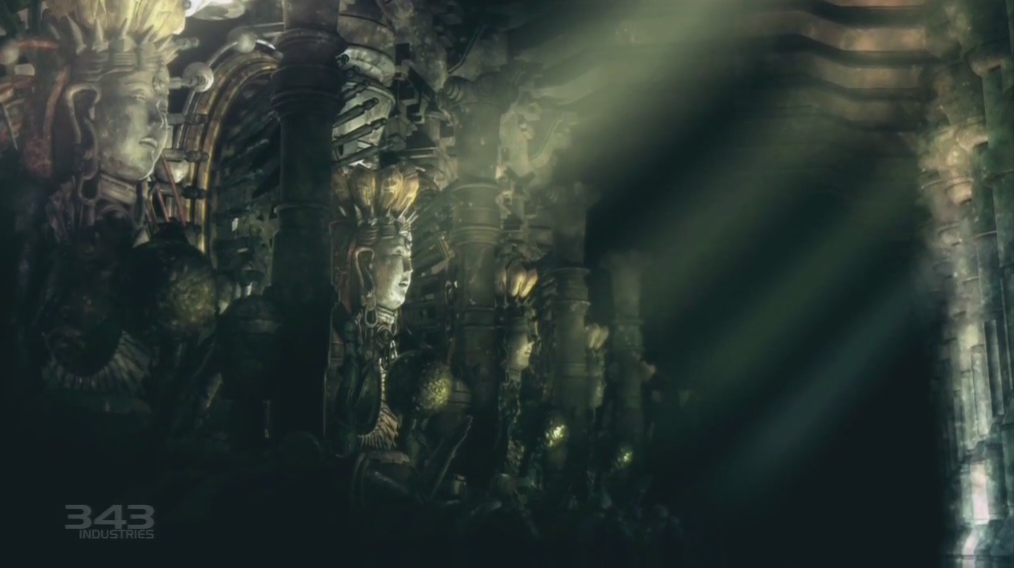 Many Forerunner artifacts and structures are found in the series but ...