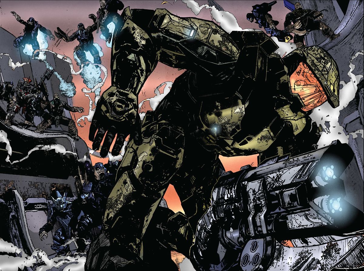 Scramble onboard Forerunner Dreadnought - Halopedia, the Halo encyclopedia