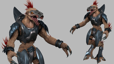 Kig-Yar - Species - Halopedia, the Halo wiki