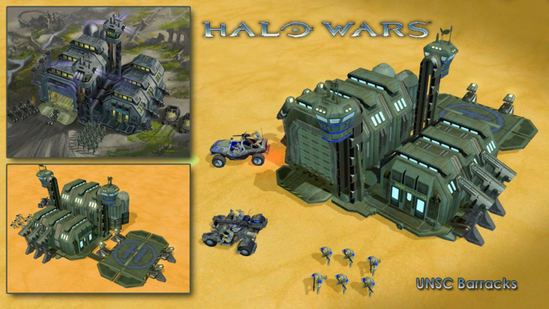 File:HW - Prerelease - UNSC Barracks with units.png - Halopedia, the ...