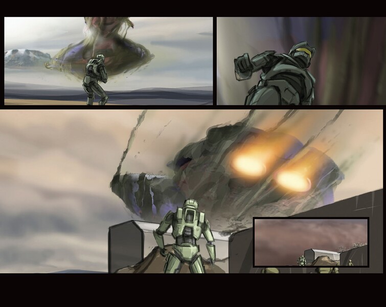 File:H3LE StoryboardsBook Page2.jpg - Halopedia, the Halo wiki